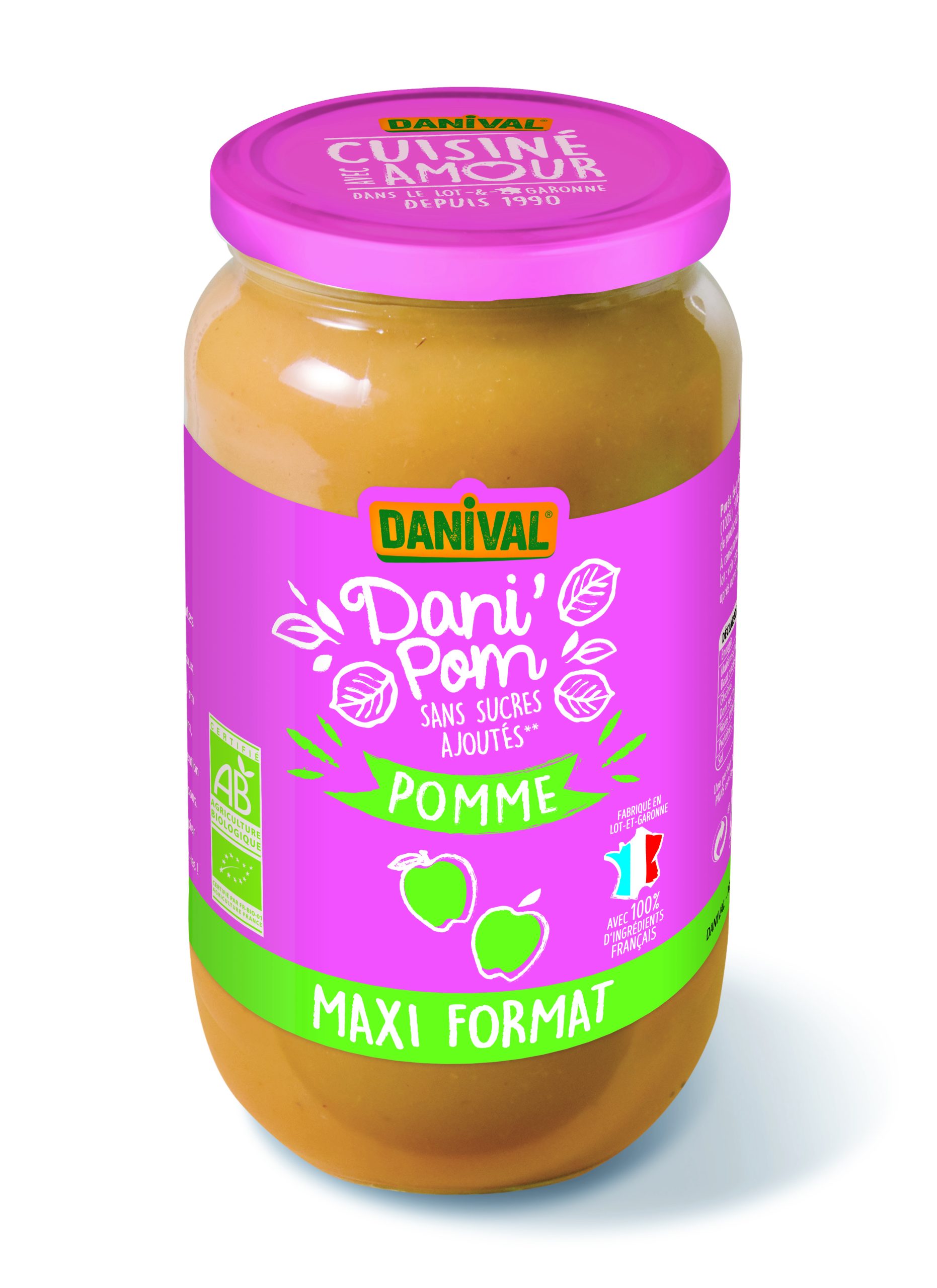 01439 Dani'Pom Pomme bio 1,05 kg - Danival