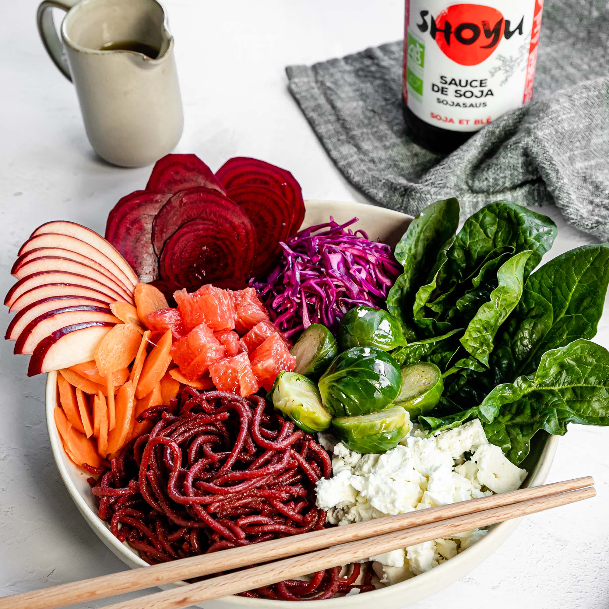 Buddha bowl aux légumes et sauce umami - Danival