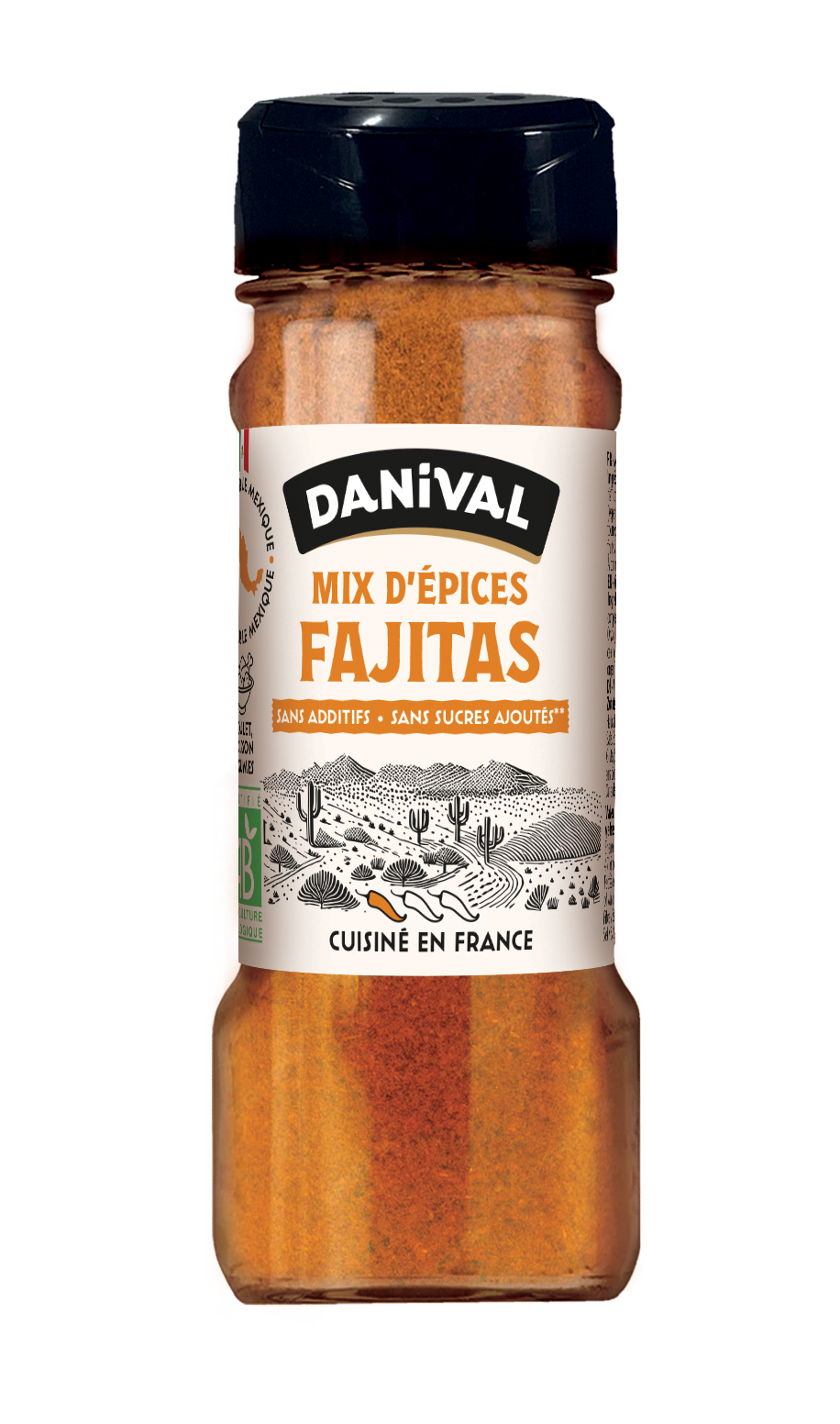 3042261 Mix d'épices fajitas 50g - Danival